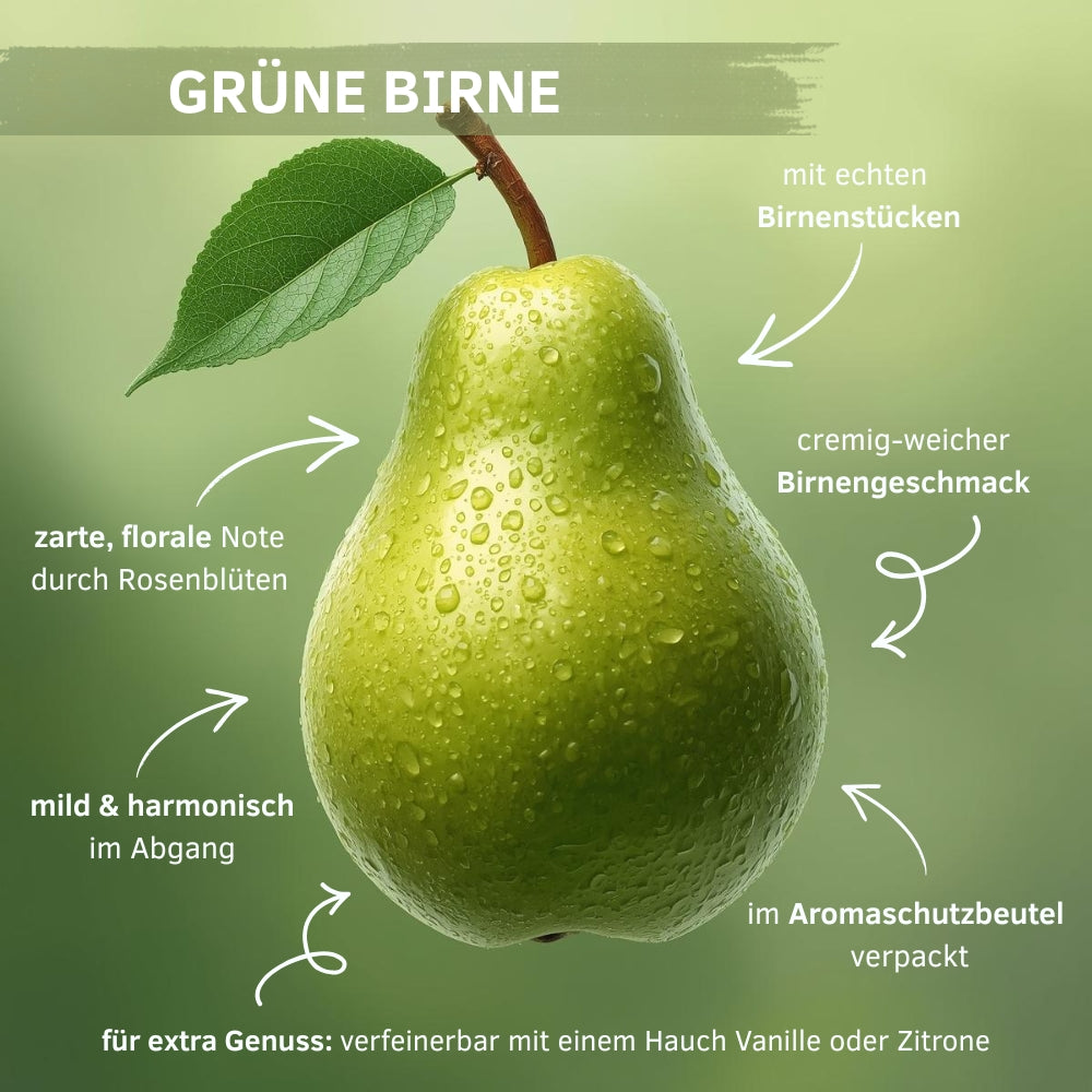 Grüne Birne - aromatisierte Grünteemischung – Naturelei